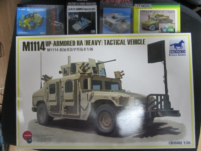 2. Bronco 1/35 M1114 HA + D-Vision M1151 승무원셋 + Legend O-GPK set ...