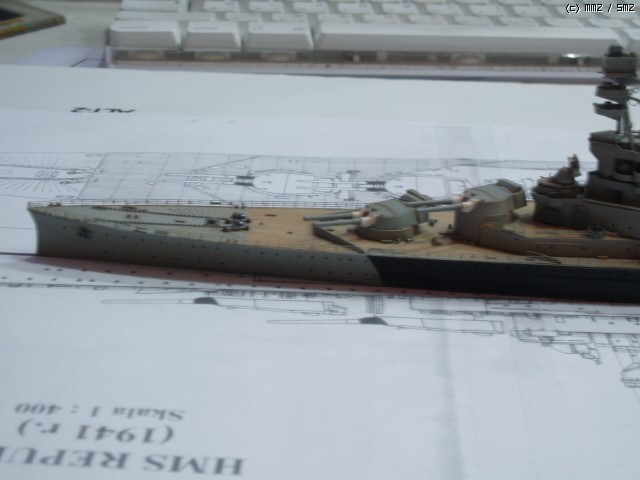 MMZ - 1/700 Tamiya HMS Repulse