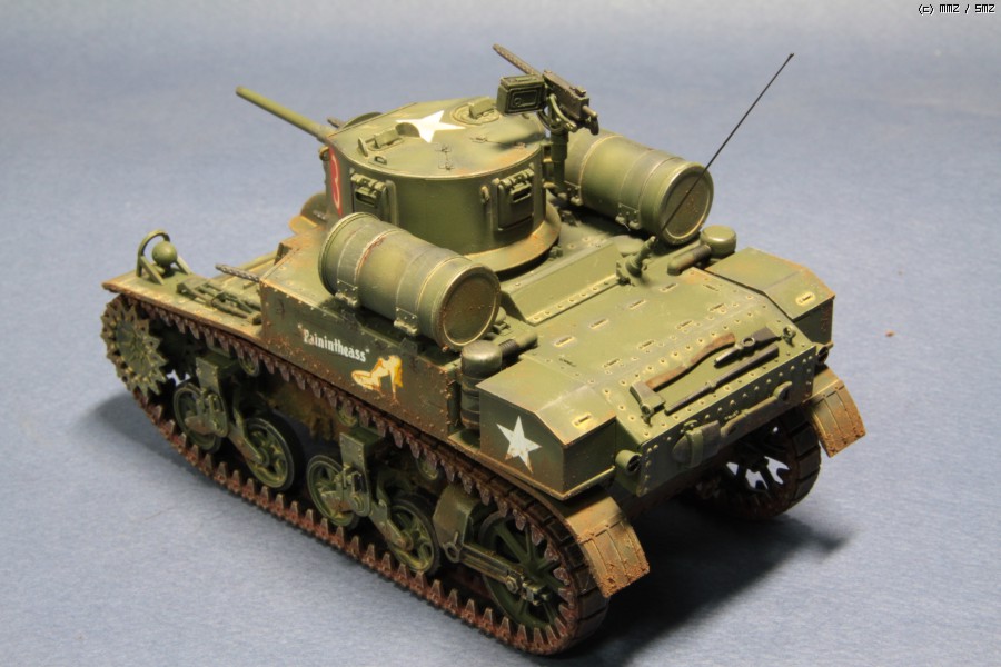 MMZ - [ACADEMY]1/35 M3A1 Stuart-light tank(USMC,3rd M.T.B,Bouganville ...