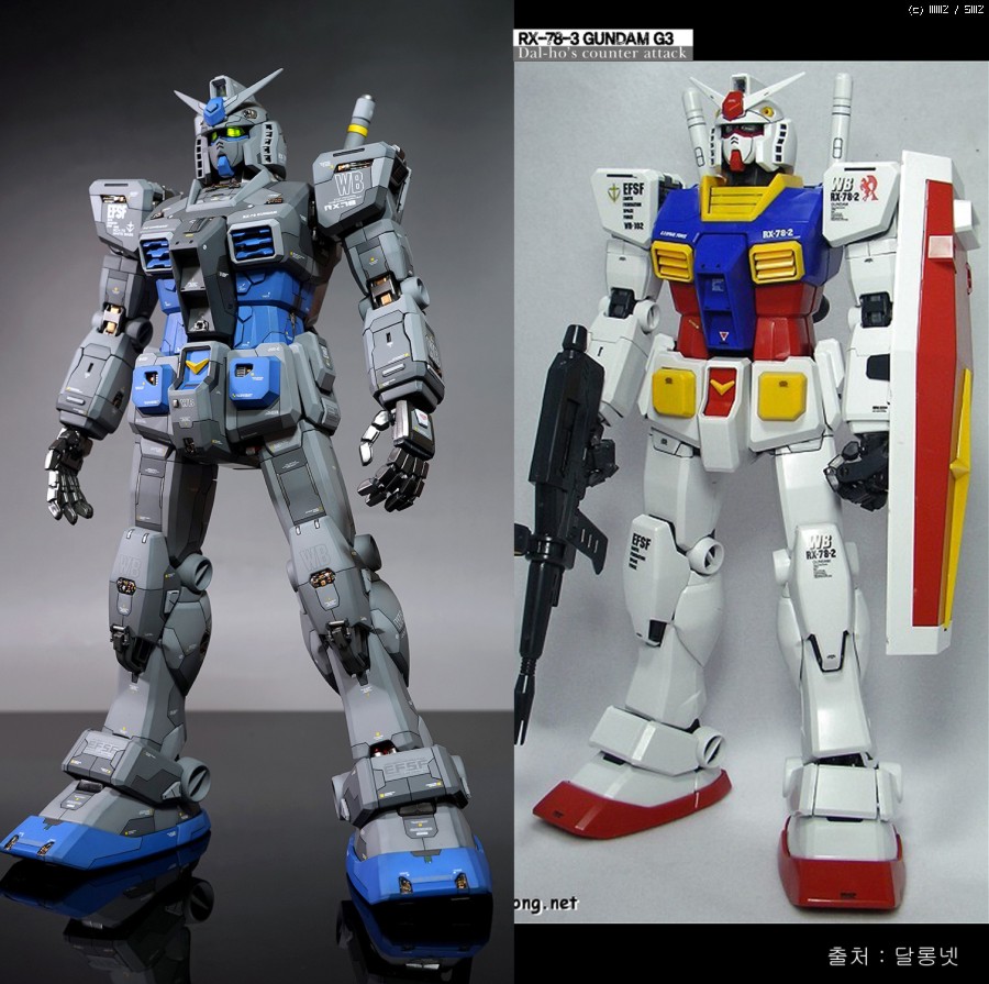 MMZ - [完成] PG RX-78-3 Gumdam G3 건담 G3