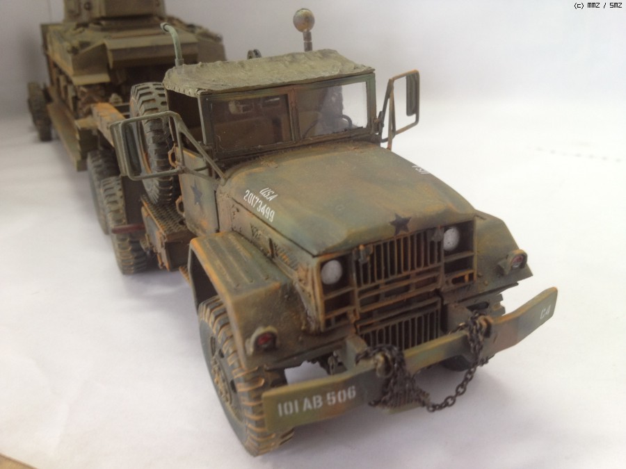 MMZ - Ordnance models M123A1C U.S10ton TRACTDR M15 40TON SEMITRAILER ...