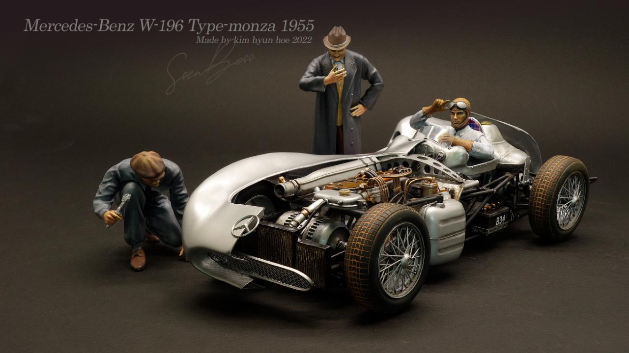 MMZ - Mercedes-benz w196 type-monza 1955