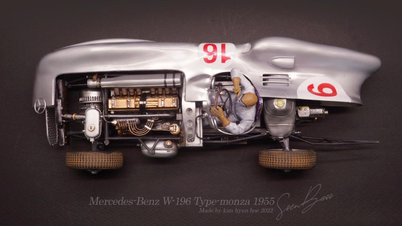 MMZ - Mercedes-benz w196 type-monza 1955