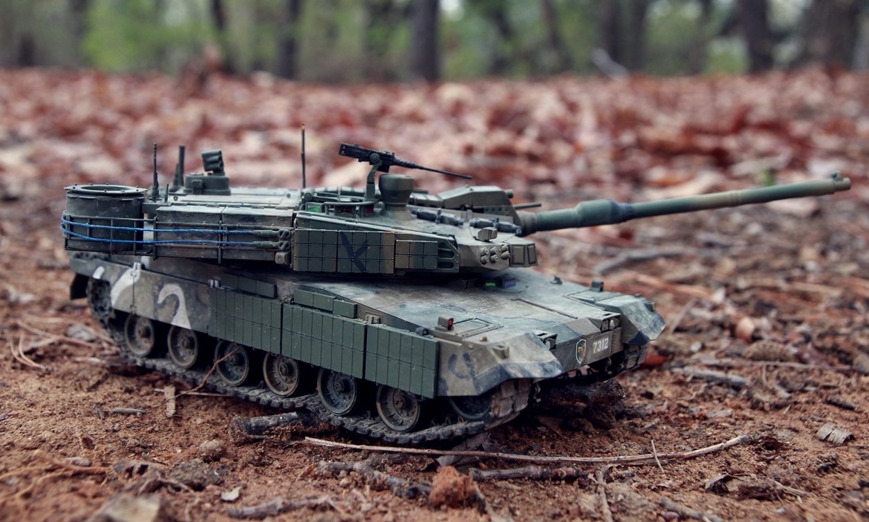 MMZ - 1/35 k2 전차 완성입니다.