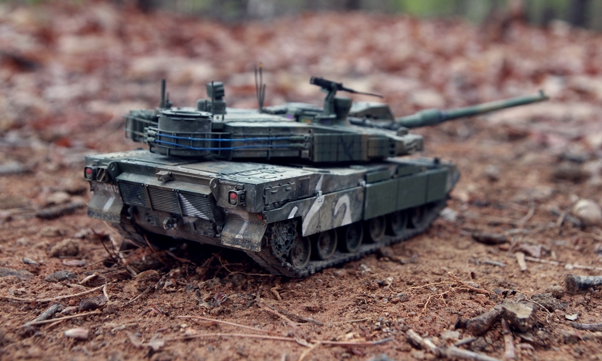 MMZ - 1/35 k2 전차 완성입니다.