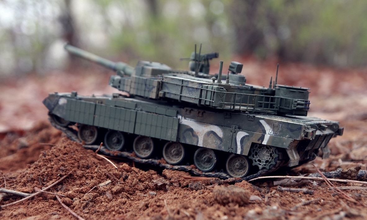MMZ - 1/35 k2 전차 완성입니다.