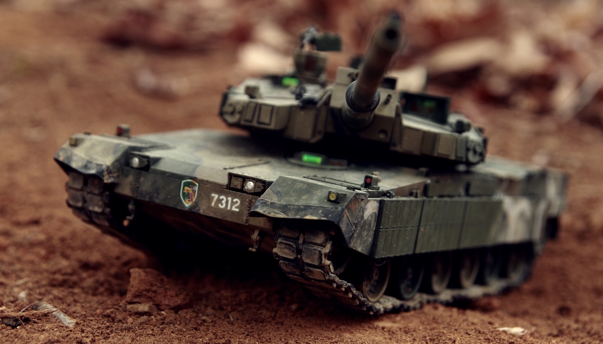 MMZ - 1/35 k2 전차 완성입니다.