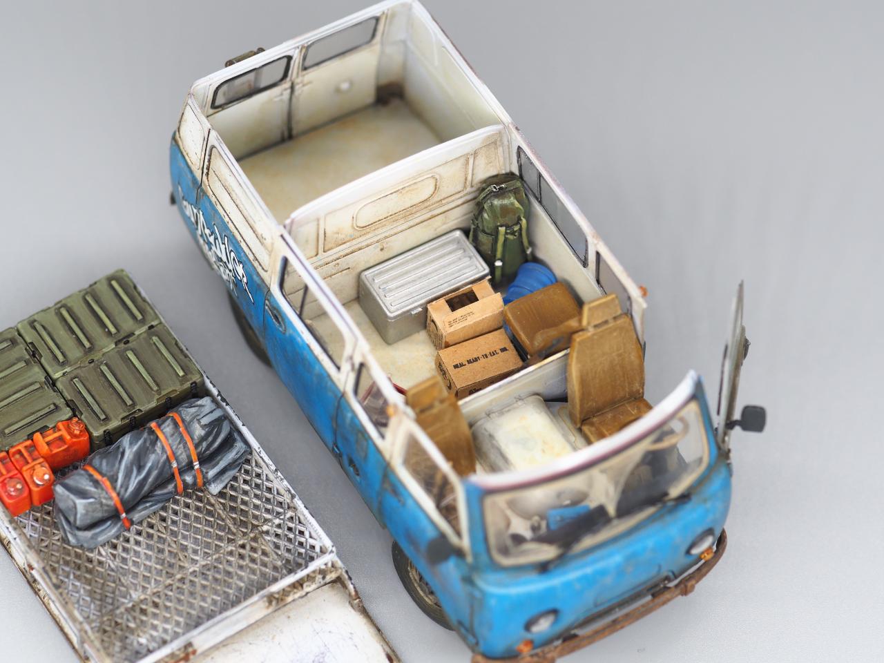 MMZ - ZVEZDA ACADEMY_1/35_Russian Military Van UAZ 3909