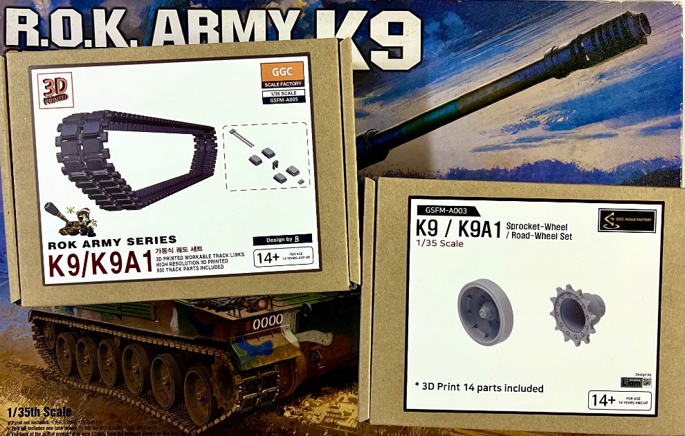 mmz 리뷰 ggc scale factory 발매 중인 k55a1 컨버젼 키트 k55a1 연결식 궤도 k9 k9a1 연결식 궤도 에 댓글 이벤트