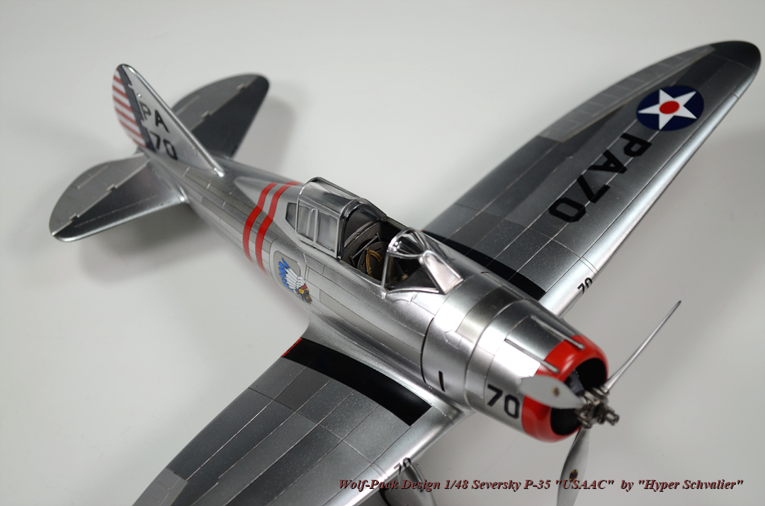 MMZ - [WolePack-D] 1/48 Seversky P-35 "USAAC"