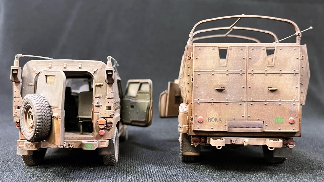 MMZ - K132 소형전술차량 & K319 1¼톤 방탄트럭 (Zaytun Division)