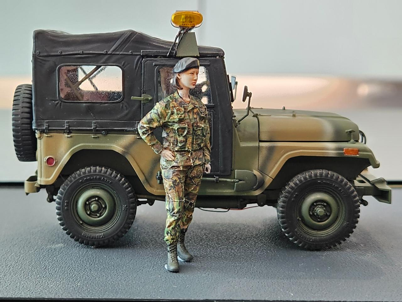 MMZ - 1/35 Liam 3D Models R.O.K. ARMY K111 초기형 + Def model 경광등(헌병 차량 ...