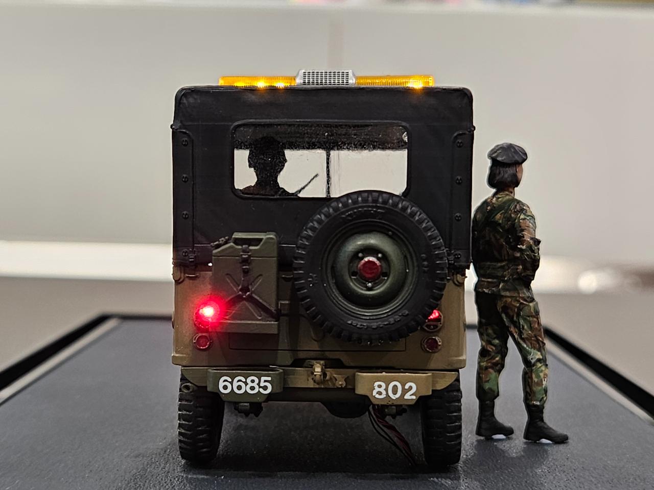 MMZ - 1/35 Liam 3D Models R.O.K. ARMY K111 초기형 + Def model 경광등(헌병 차량) with LED